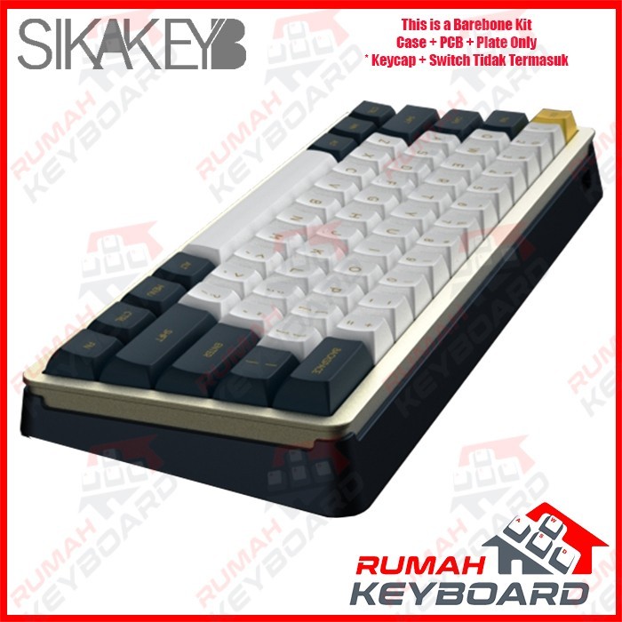 MECHANICAL KEYBOARD - SIKAKEYB - SK3 CASTLE - ALUMUNIUM - BLUE - 65% ...